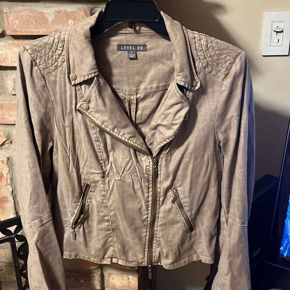Level 99 | Jackets & Coats | Bomber Style Linen Layering Jacket | Poshmark